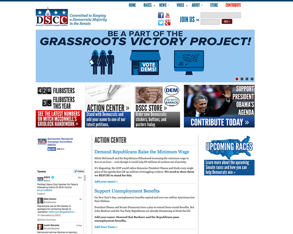 Sept. 9, 2014 Executive directors of the DSCC and the NRSC discuss ...